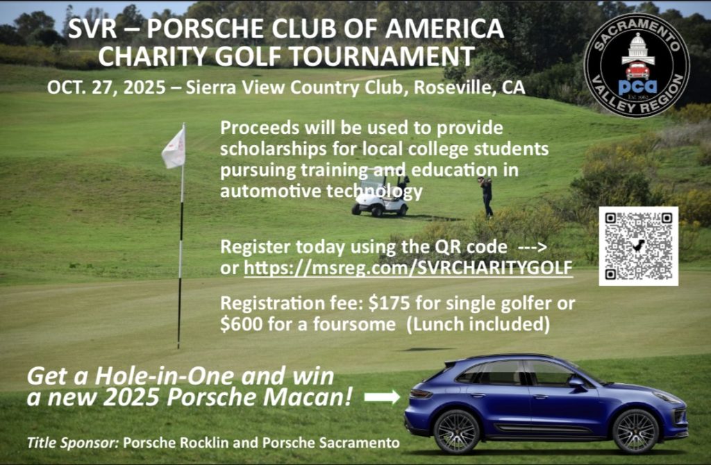 SVR-PCA Charity Golf Tournament – Sacramento Valley Region